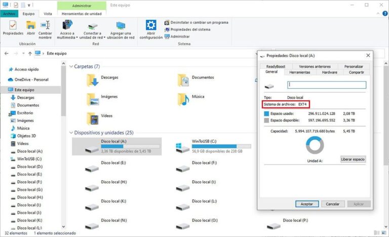 ext4 windows: Accede y utiliza archivos en Windows fácilmente - Linux